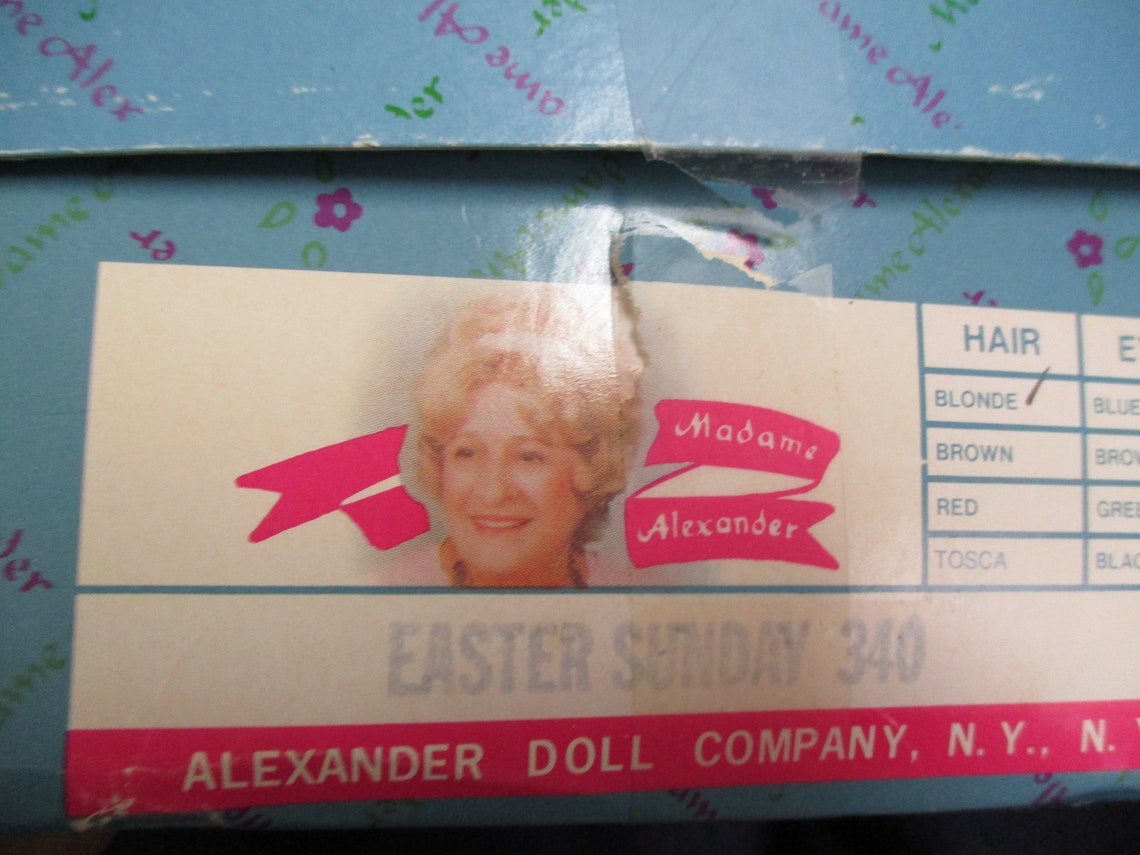 Beautiful Madame Alexander Easter Sunday 340 Free P&I US Buyers - Etsy
