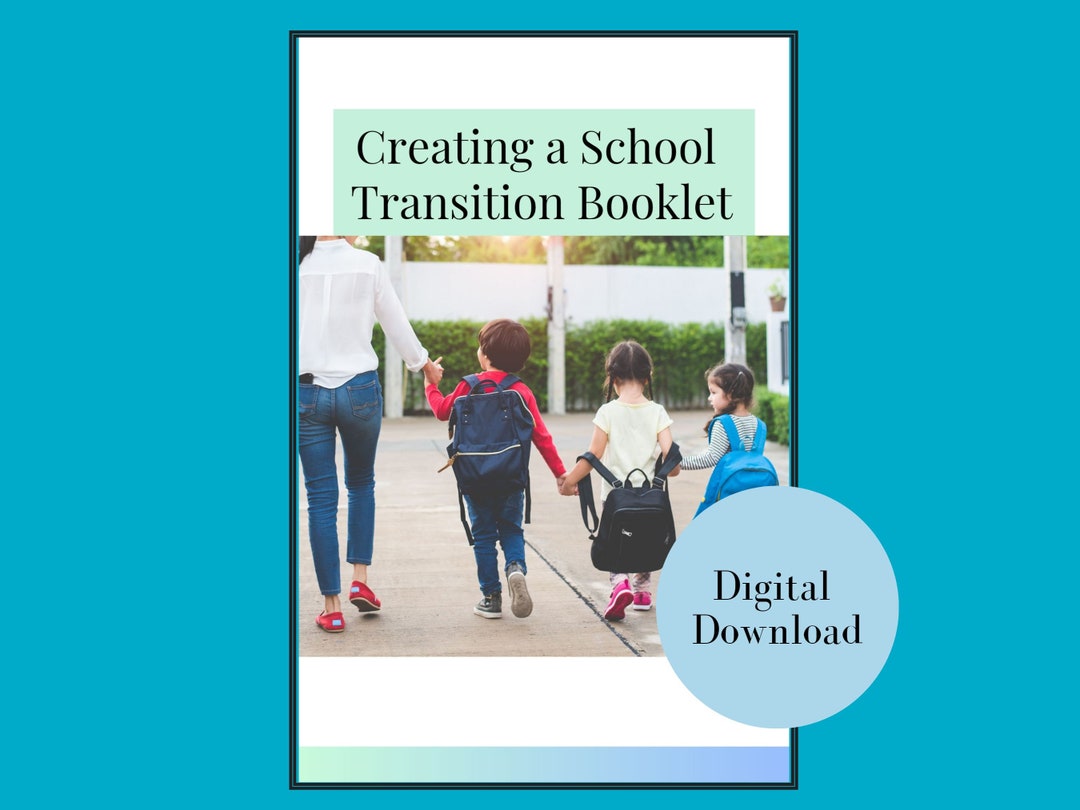 Create a School Transition Booklet Package Ideas & A4 Template Pages to ...