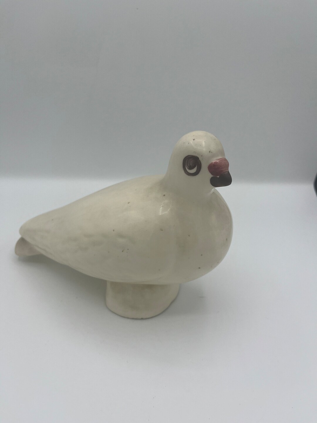Vintage Ivory Pigeon Figurine - Etsy