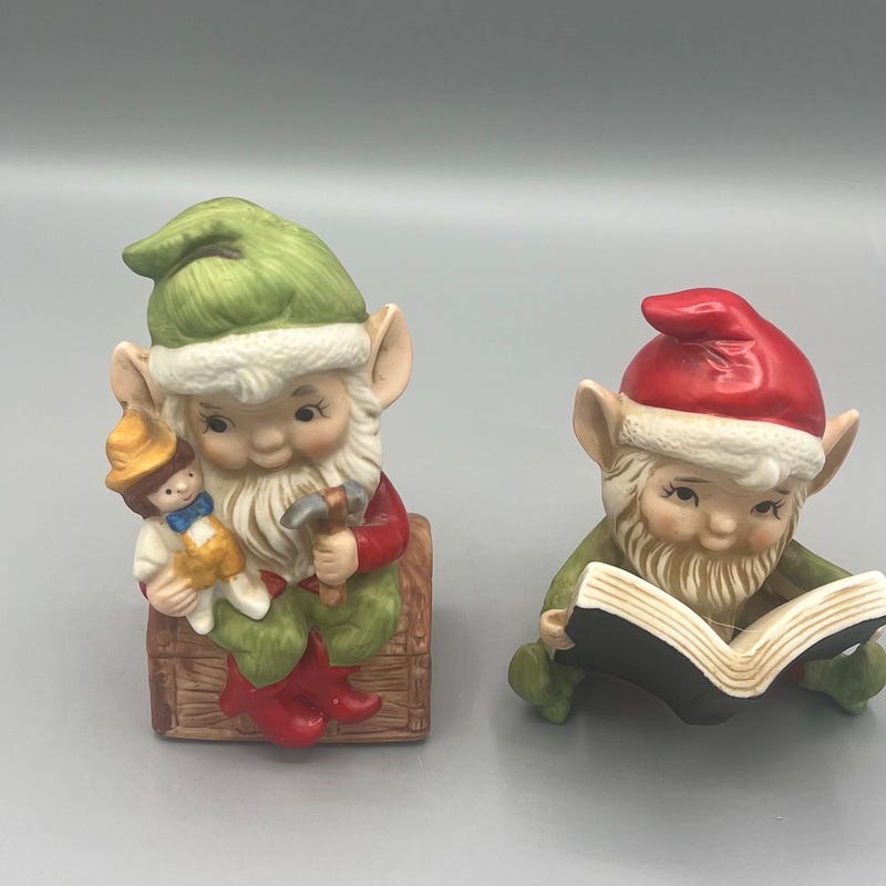 Homco Elves - Etsy