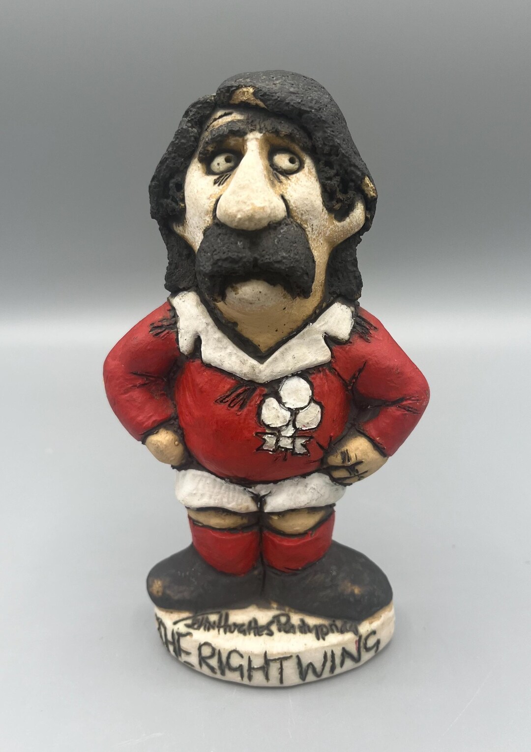 John Hughes Grogg Welsh Pottery Rugby Player - Etsy