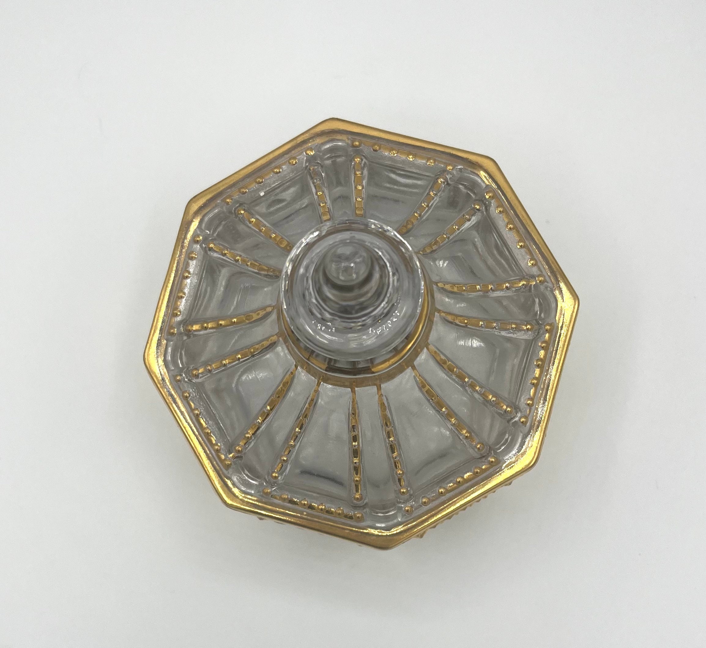 Imperial Glass Octagon Shaped Glass Candy Dish With Circus Tent Lid and ...