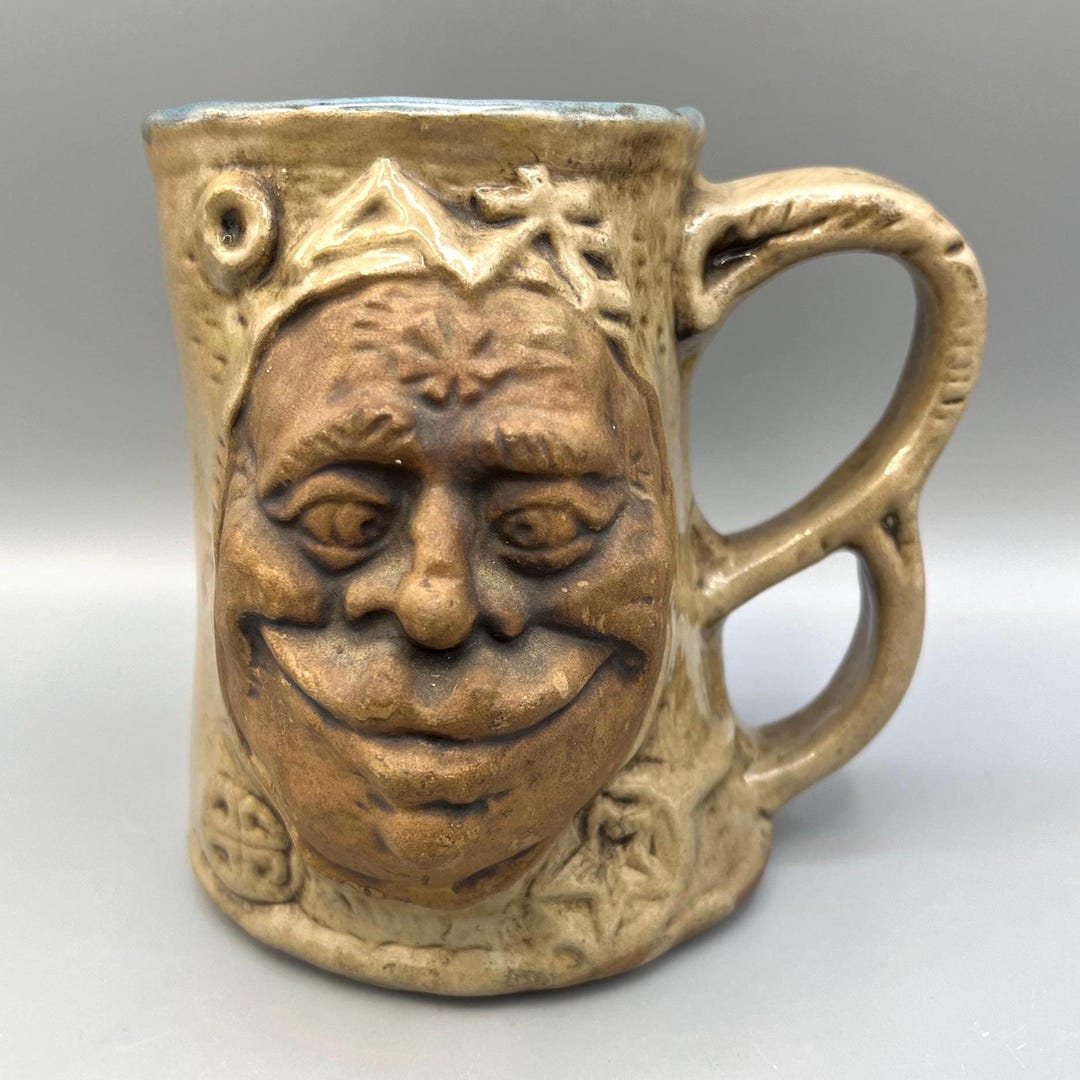 Vintage Jim Rumph Cross Eyed Ogre Face Mug With Hidden Troll Inside ...