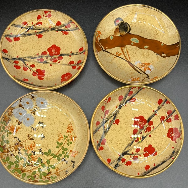 Hand Painted Made in Japan Plates - Etsy
