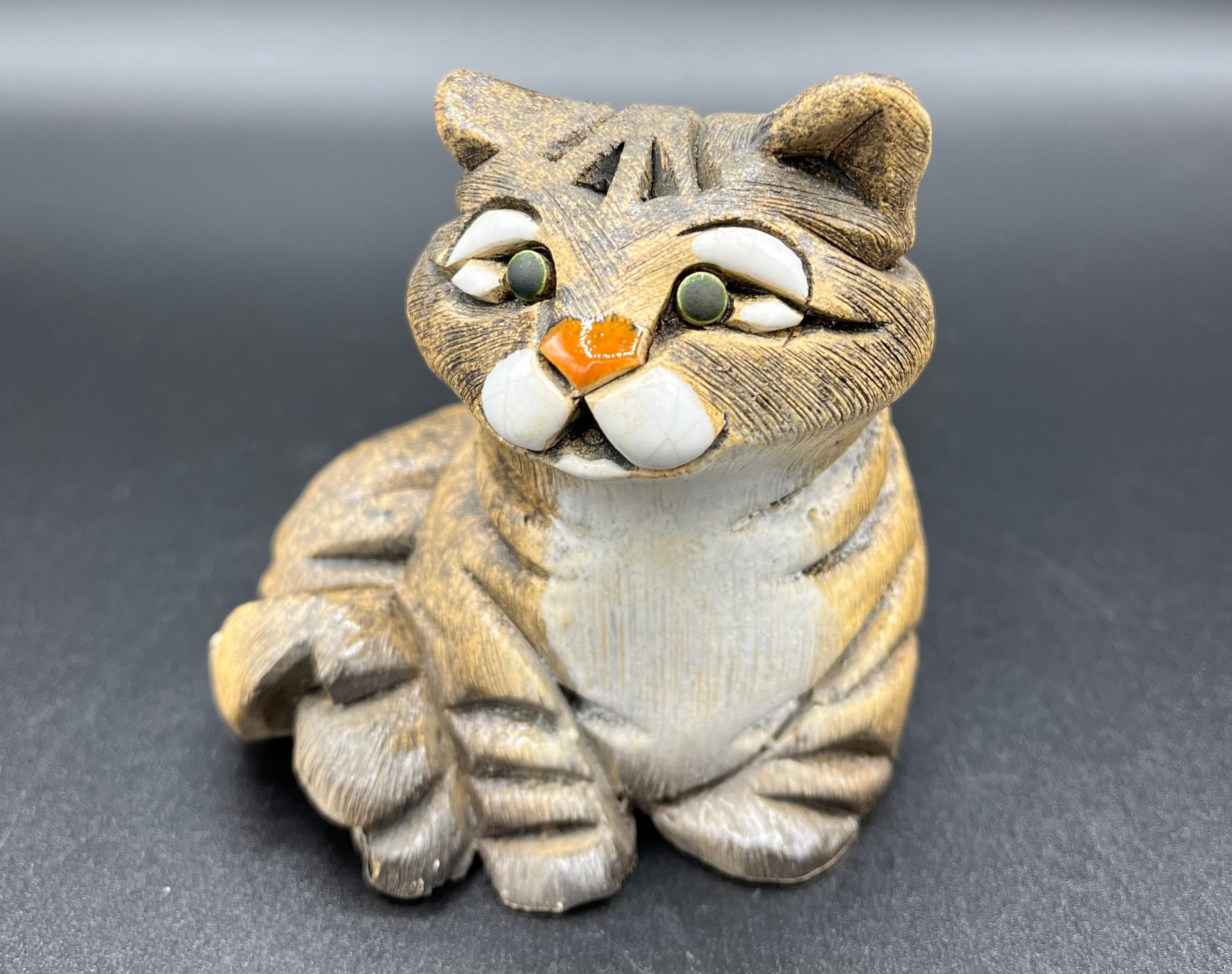 Vintage Artesania Rinconada AR Cat Animal Figurine Made in Uruguay - Etsy
