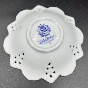 Vintage Weimar Floral Reticulated Porcelain Dish Bowl Germany - Etsy