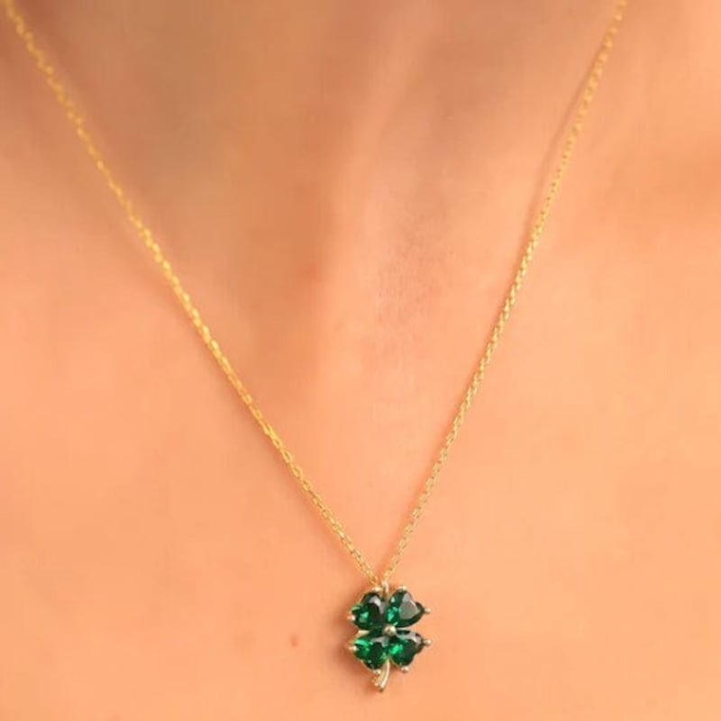 Clover Necklace - Etsy