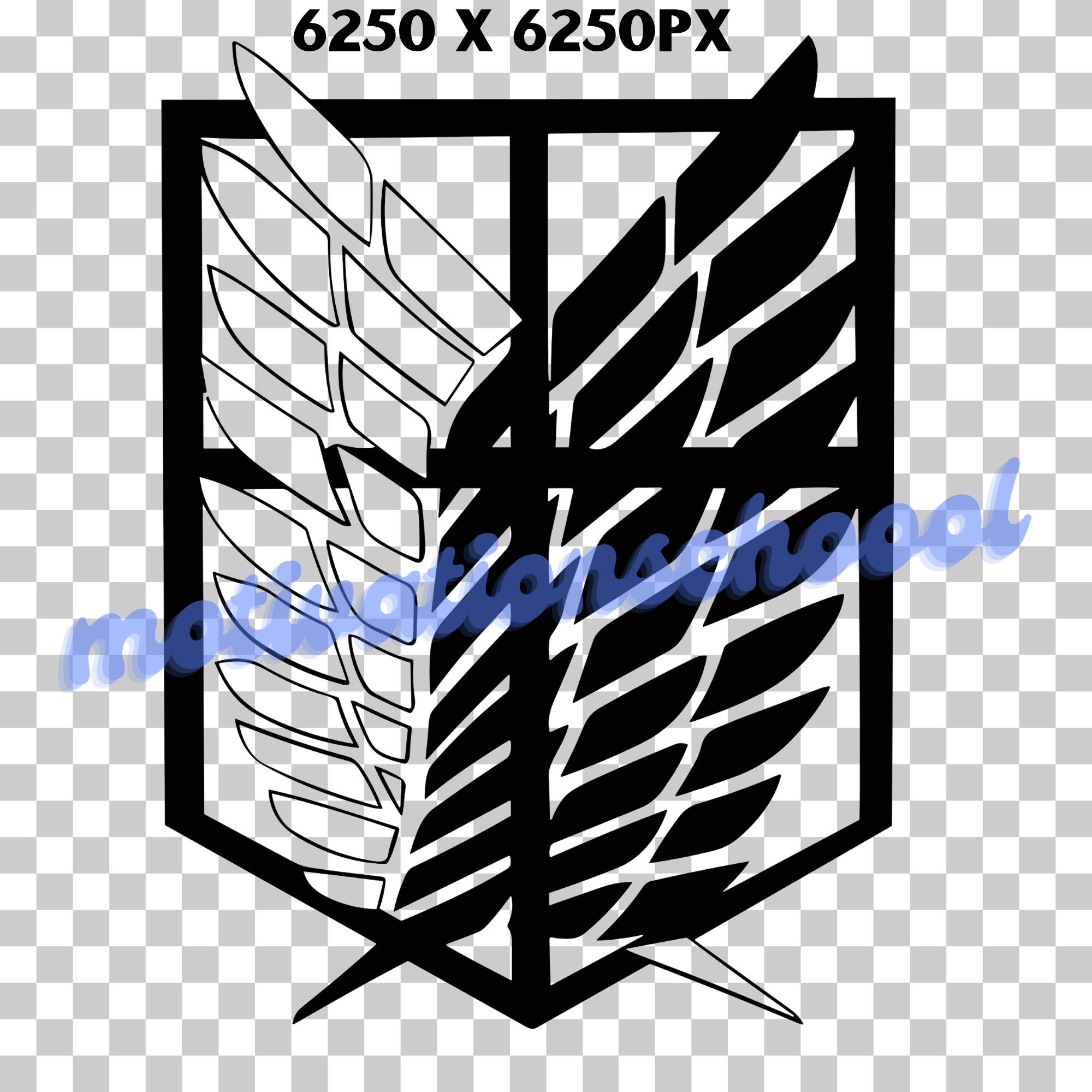 Attack on Titan Design Aot Png Aot Svg - Etsy
