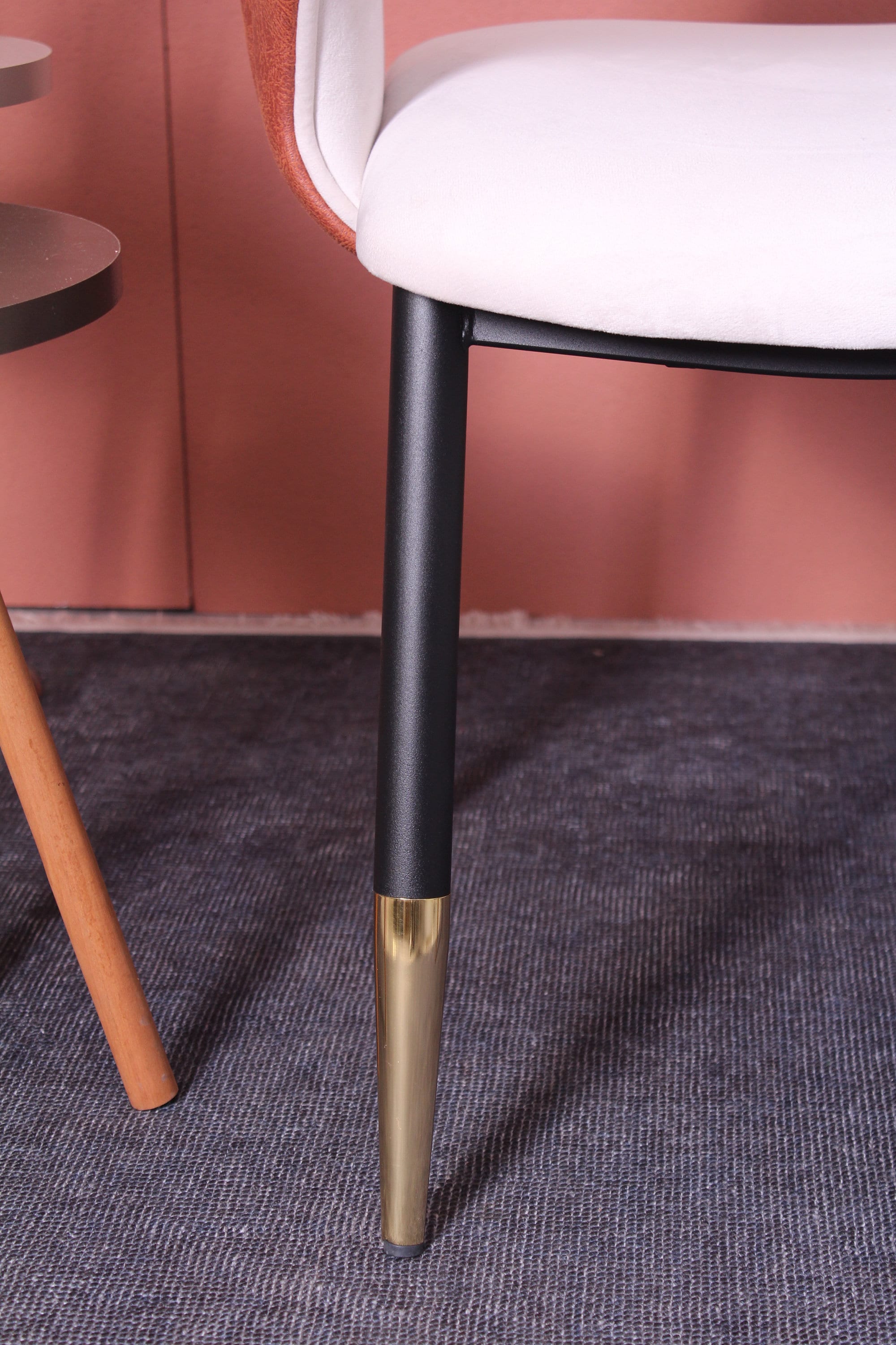 Dining Chair Brass Metal Arms Chairs for Living Room Chairs - Etsy