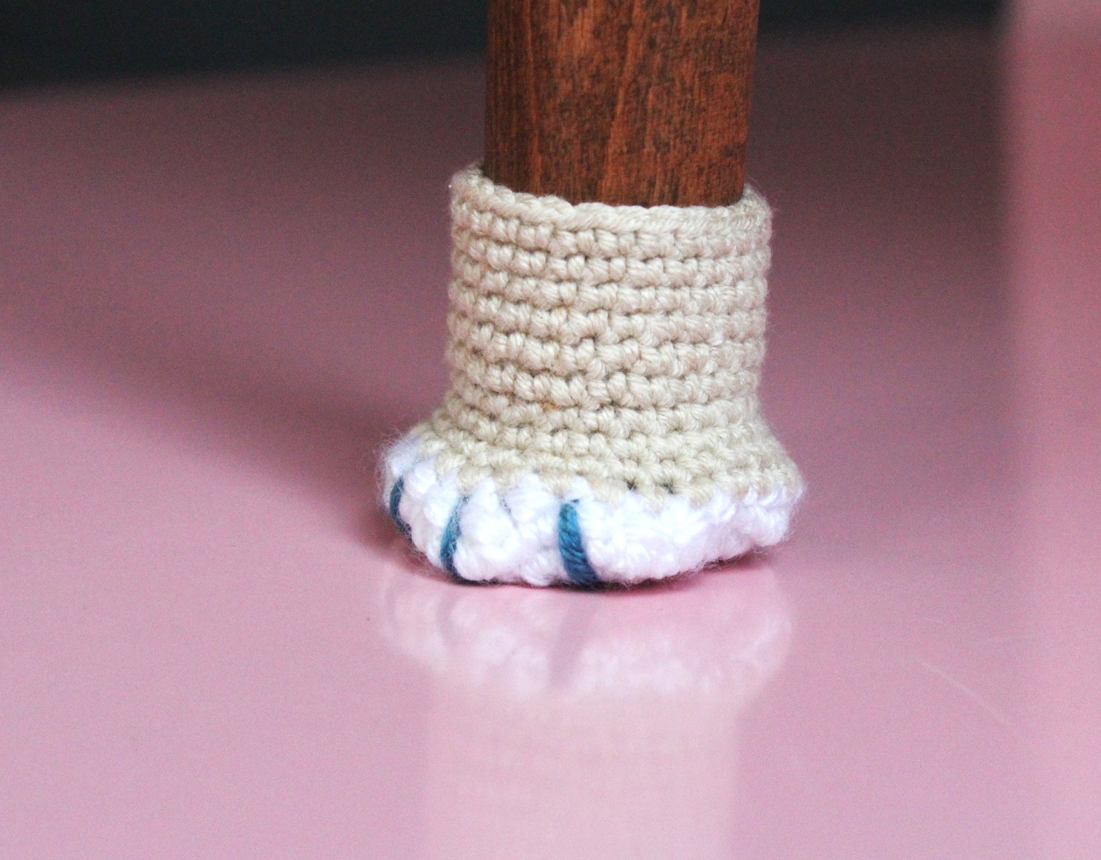 Chair Socks, Set of 4, Kitty Paw Chair Sock, Crochet Chair Leg Pad ...