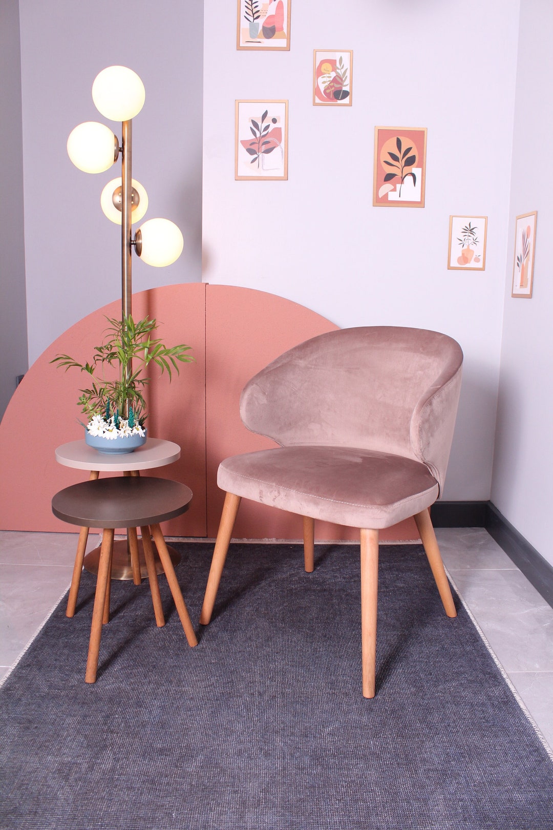 Wooden Chair for Cozy Dining Room, Living Room and Kitchen, Color ...