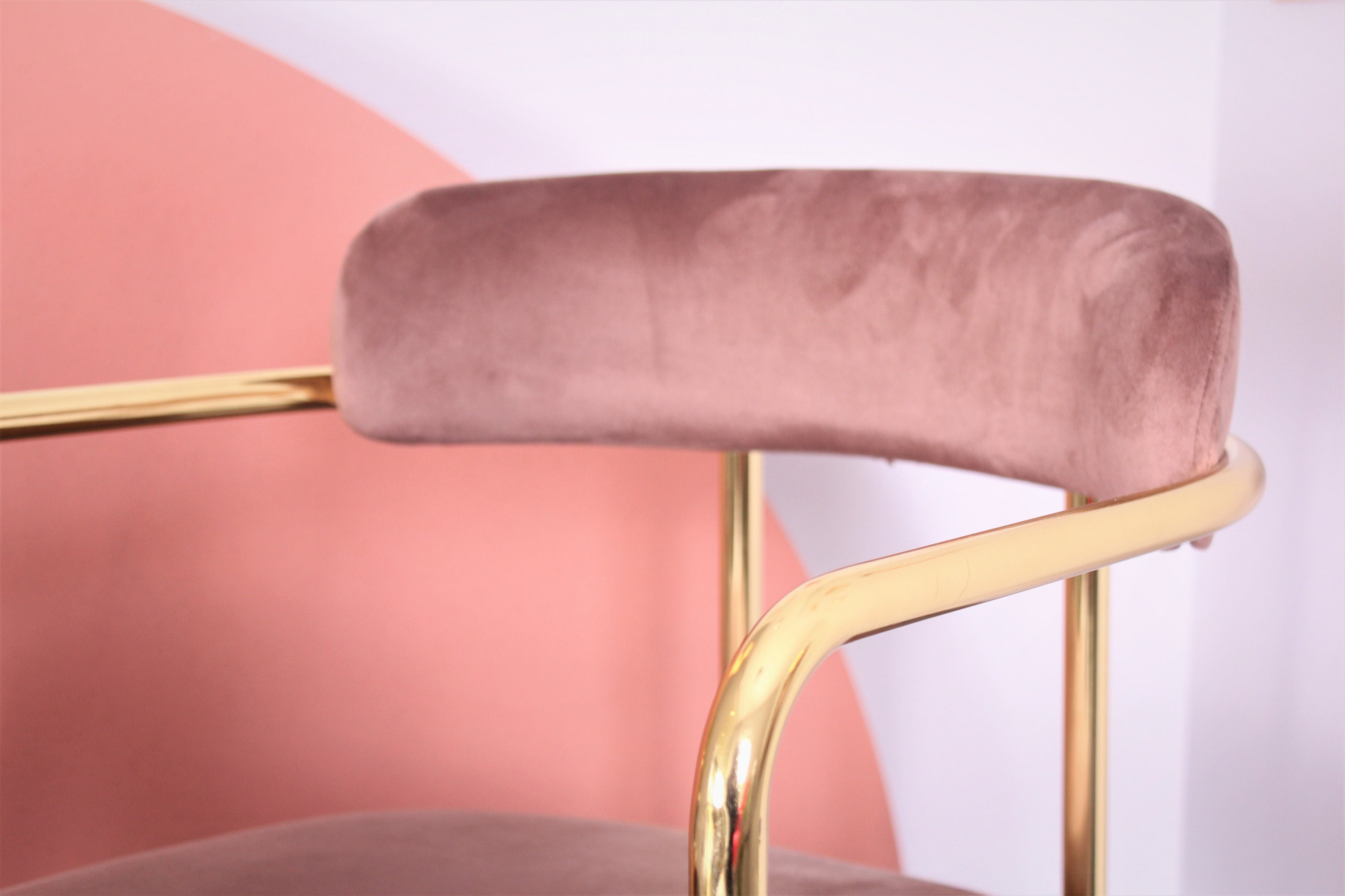 Arms Brass Metal Legs Dining Chair, Perfect Furniture for Living Room ...