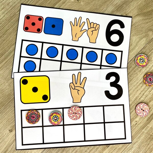 Number Flash Cards - Etsy