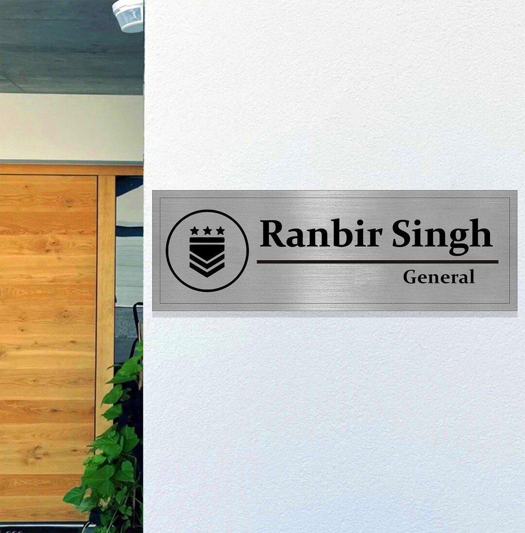 Krafton India Hand Crafteds Customized Acrylic Name Sign Board Plate ...