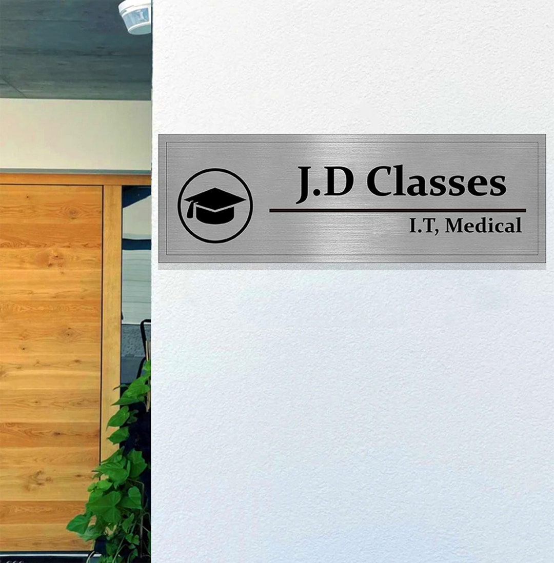 Krafton India Hand Crafteds Customized JD Classes Acrylic Name Sign ...