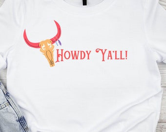 Howdy Y'all Western Digital Download Hand Drawn Sublimation PNG File ...
