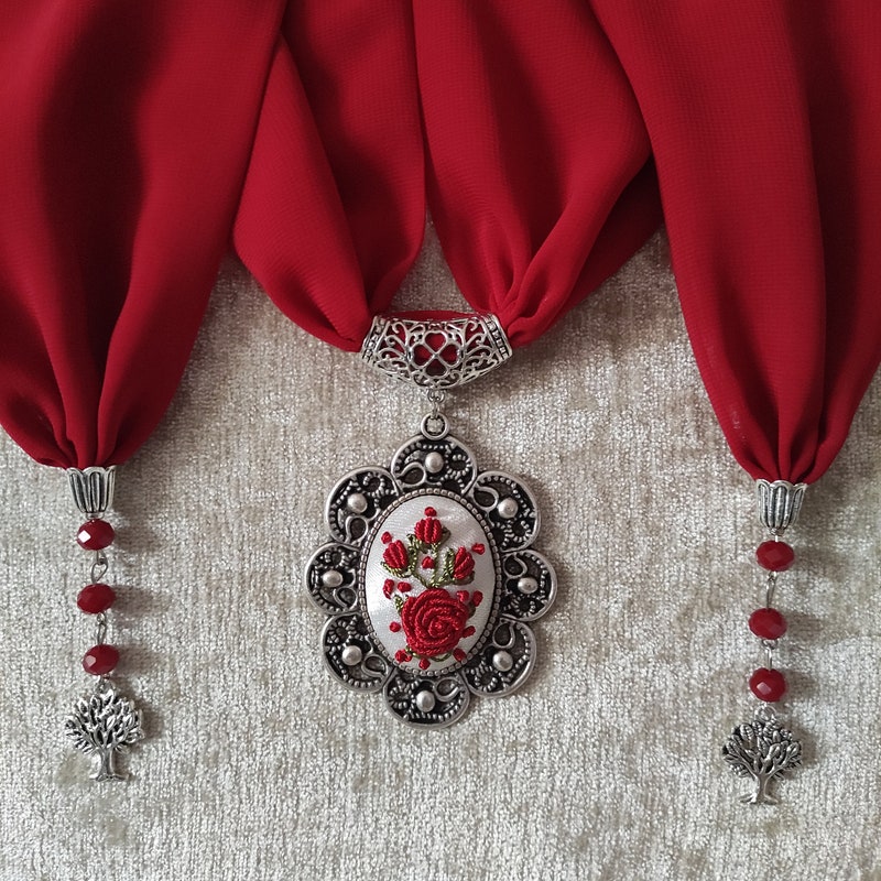 Scarf Jewelry - Etsy