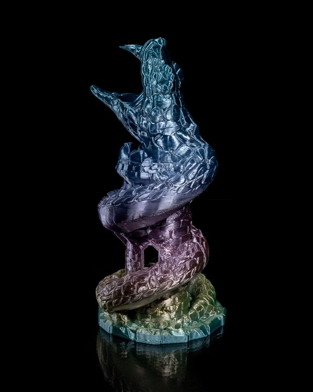 Basilisk Dice Tower – 3D Printed Serpent Lair for Rpgs - Etsy