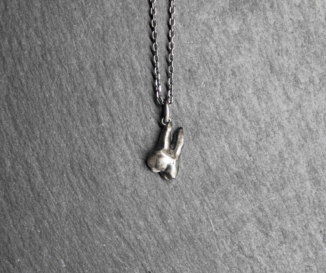 Human Tooth Pendant - Men's Sterling Silver Necklace - Etsy