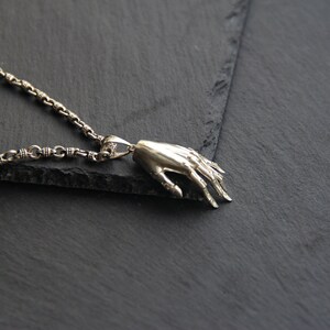 Articulate Human Hand Pendant / Men Woman Hands Necklace - Etsy