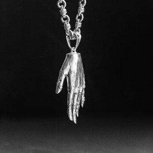 Articulate Human Hand Pendant / Men Woman Hands Necklace - Etsy