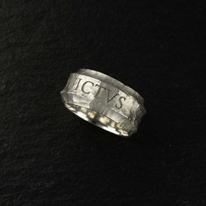 INVICTUS Sterling Silver Ring: Invincible Engraved Band - Etsy