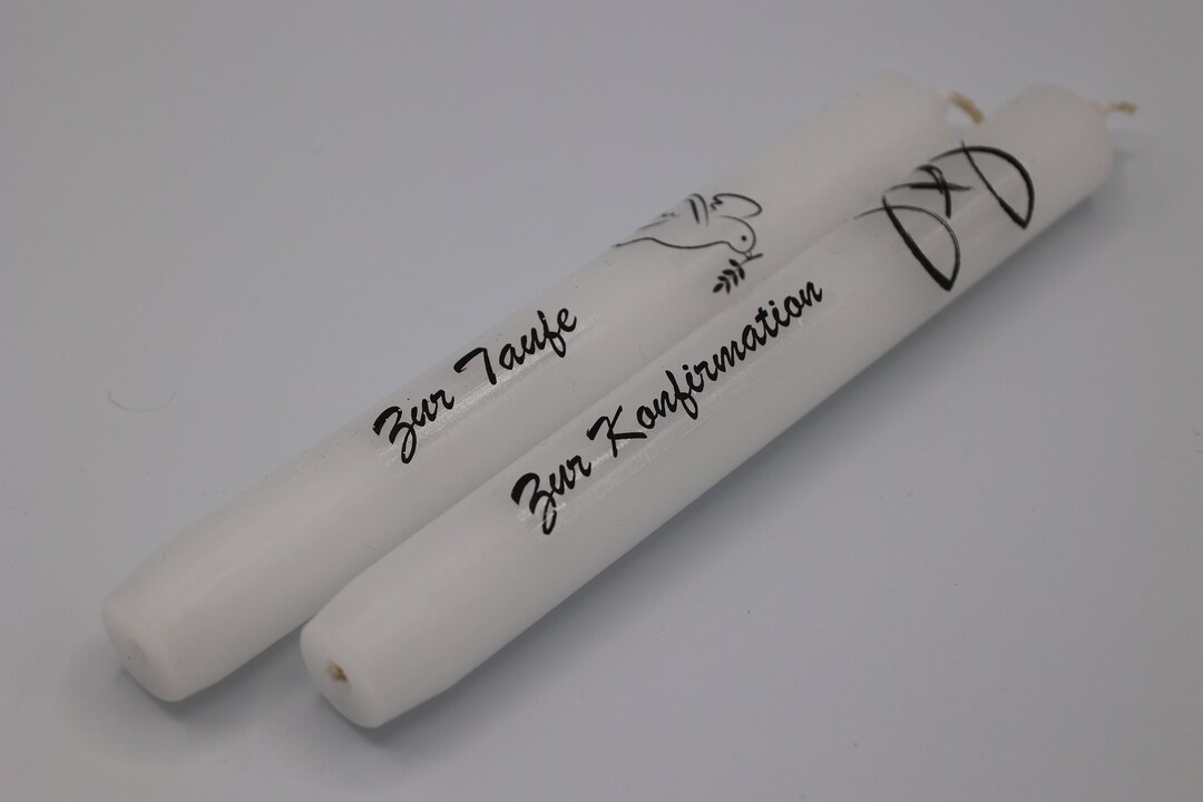 Pillar Candle Baptism Light Confirmation Candle Candle With Mourning ...