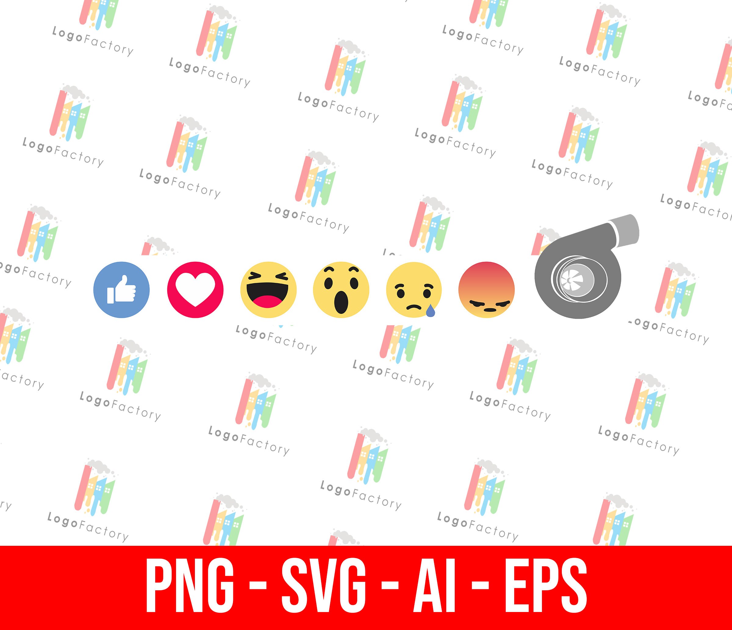 Facebook Turbo Reaction Vector Turbo Digital Download Png Svg Ai Eps ...