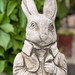Garden Peter Rabbit Sculpture Stone Bunny Statue Concrete Hare Ornament ...