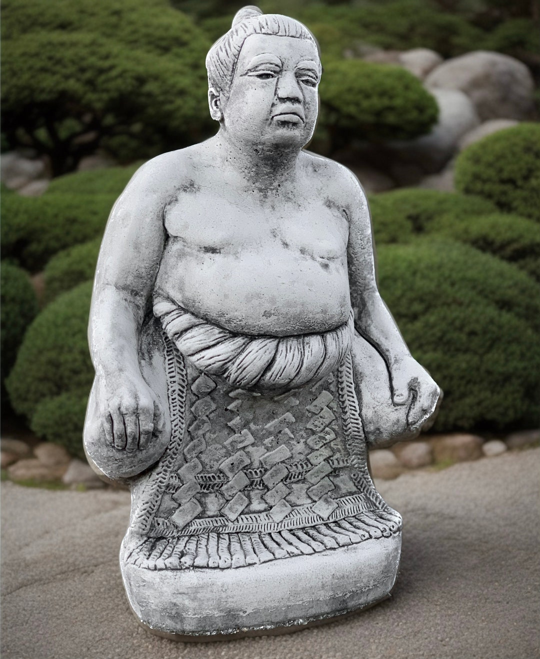Stone Sumo Man Figurine Concrete Sumo Wrestler Sculpture - Etsy