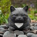 Unigue Stone Cat Statue Sleeping Cat Figure Concrete Cat Sculpture Cat ...