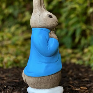 Concrete Rabbit Statue Cute Rabbit Sculpture Garden Bunny Figure Big ...