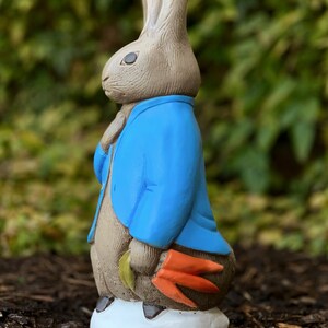 Concrete Rabbit Statue Cute Rabbit Sculpture Garden Bunny Figure Big ...