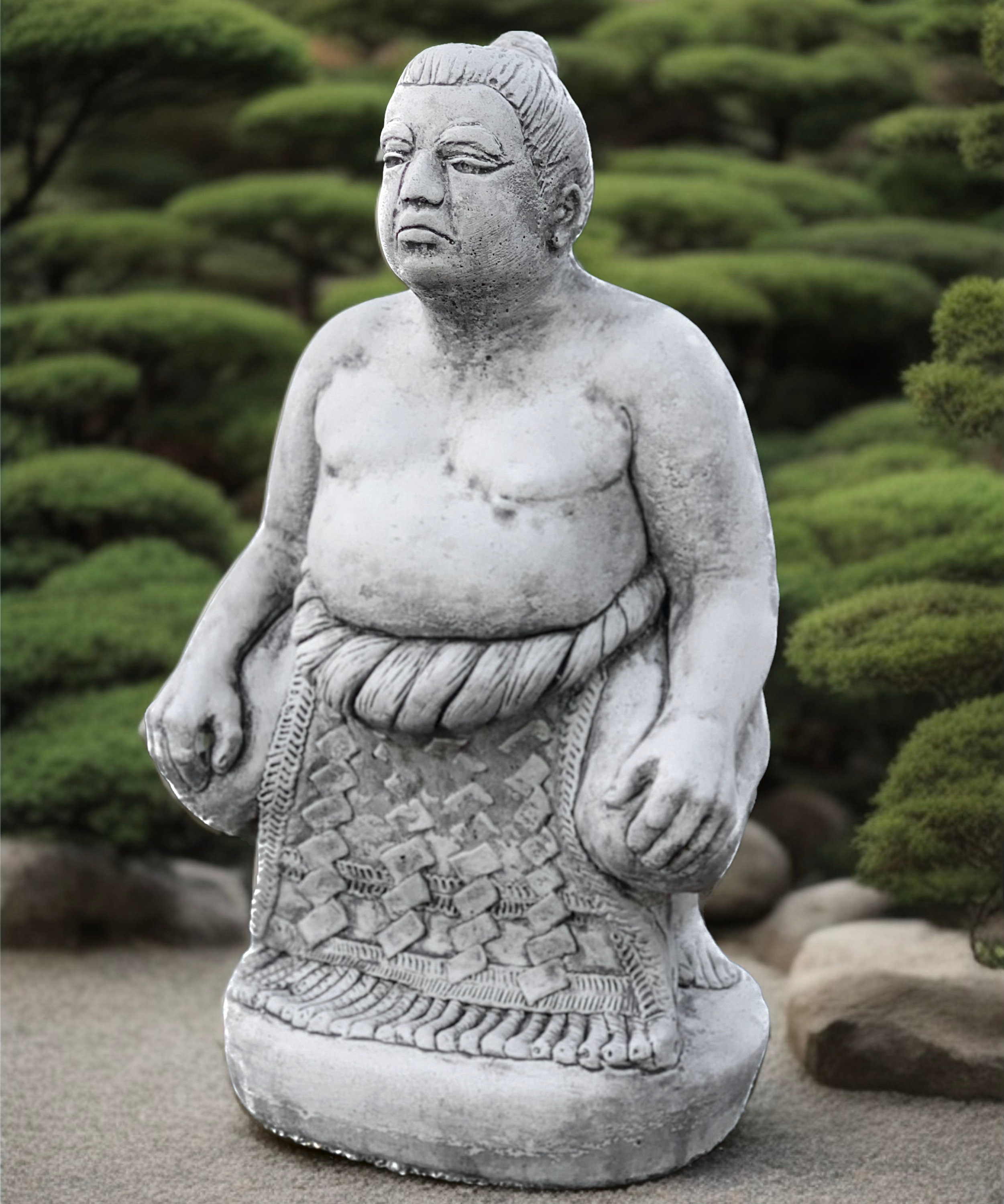 Stone Sumo Man Figurine Concrete Sumo Wrestler Sculpture - Etsy