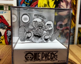 One Piece Manga 1 3D Cube Diorama - Etsy