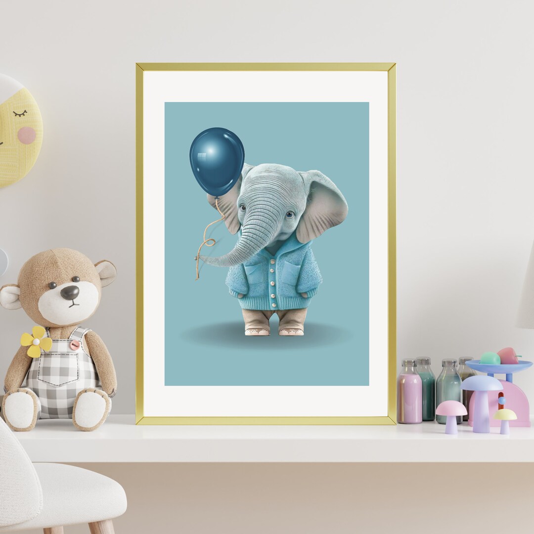 Custom Baby Animal Poster for Children Gender-neutral Nursery Art ...