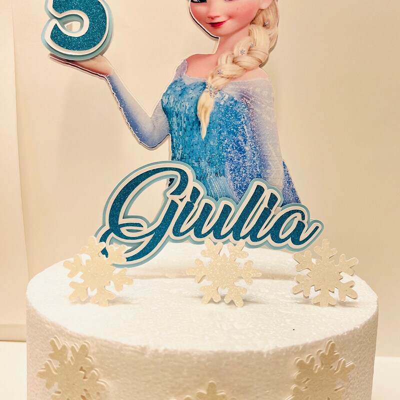 Frozen Cake Topper - Etsy