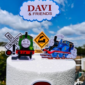 Cake Topper Thomas, Train Thomas Birthday - Etsy