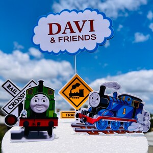 Cake Topper Thomas, Train Thomas Birthday - Etsy