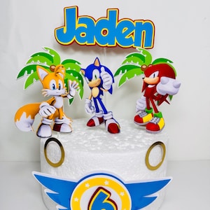 Sonic Cake Topper, Custom Topper Sonic - Etsy