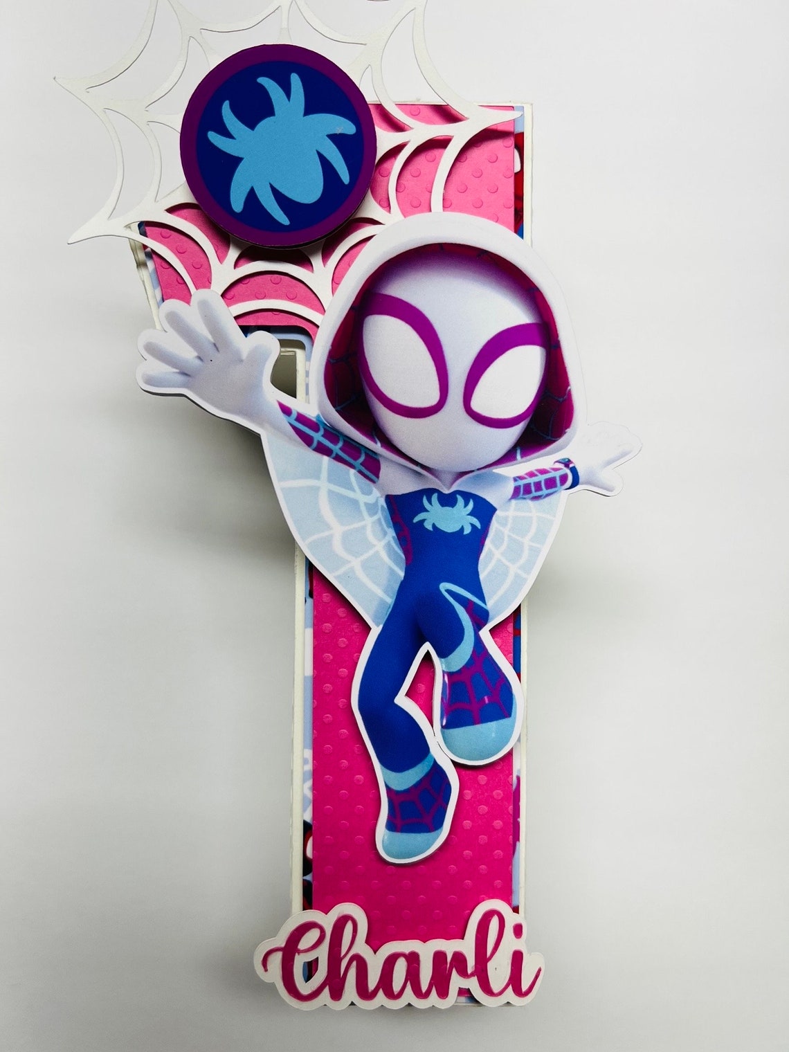 Spidey y sus increíbles amigos 3D 7 letras o números / - Etsy México