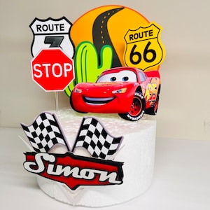 Cars Cake Topper, Cars Birthday Party, Cars Topper, Cars Cake ...
