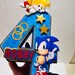 Sonic Letter 3D Sonic Centerpieces Sonic Numbers 3D - Etsy