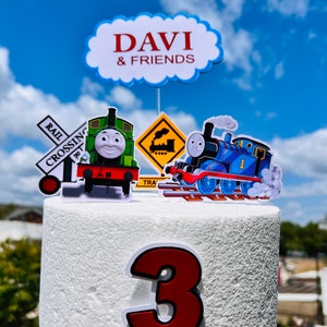 Cake Topper Thomas, Train Thomas Birthday - Etsy