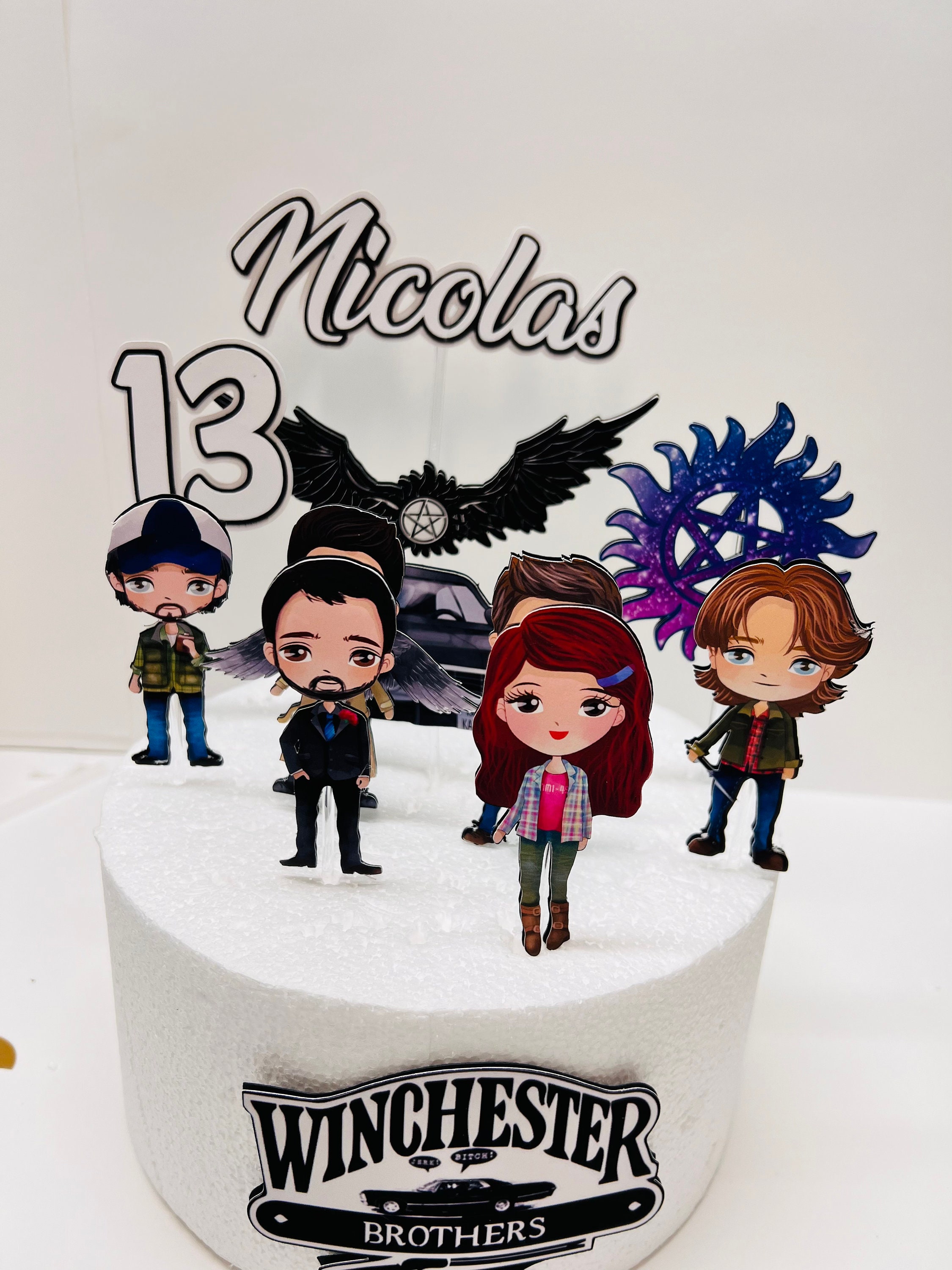 Supernatural Cake Toppers