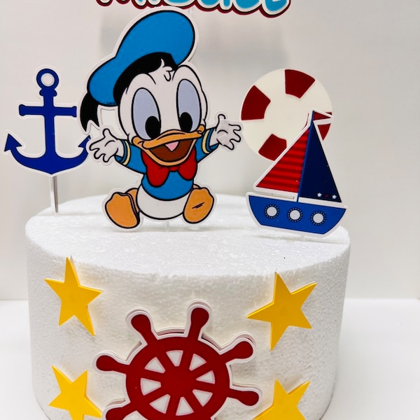 Donald Duck Cake Topper - Etsy