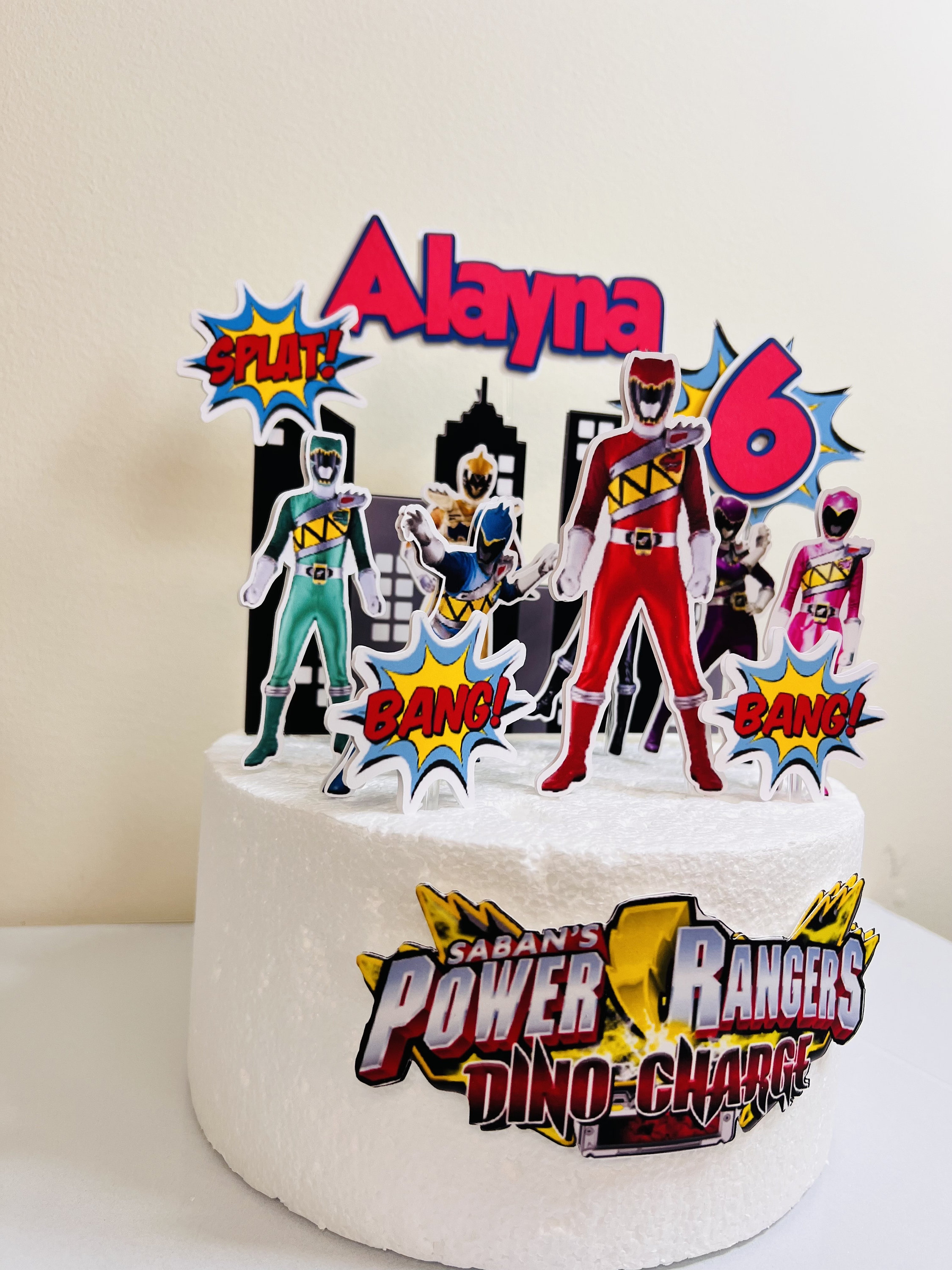 Power Rangers Cake Topper, Power Rangers Theme, Heroes Decor ...