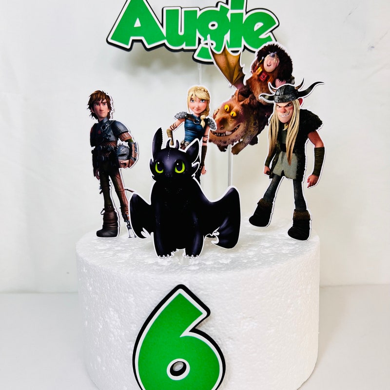 How to Train Your Dragon Cake Topper - Etsy