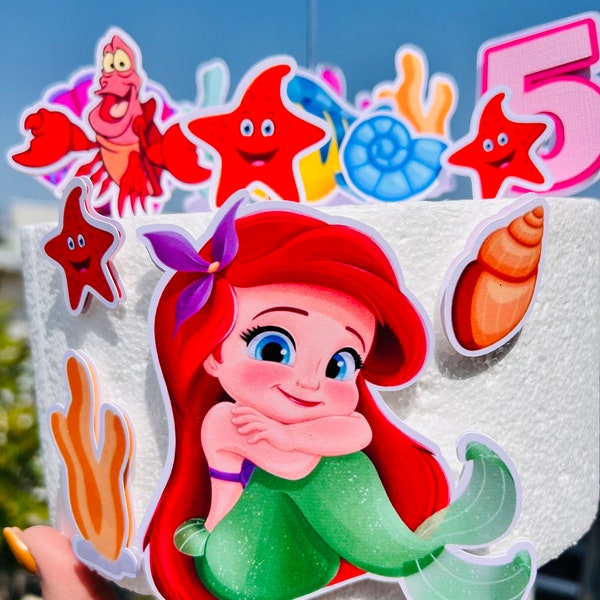 Ariel Cake Topper - Etsy