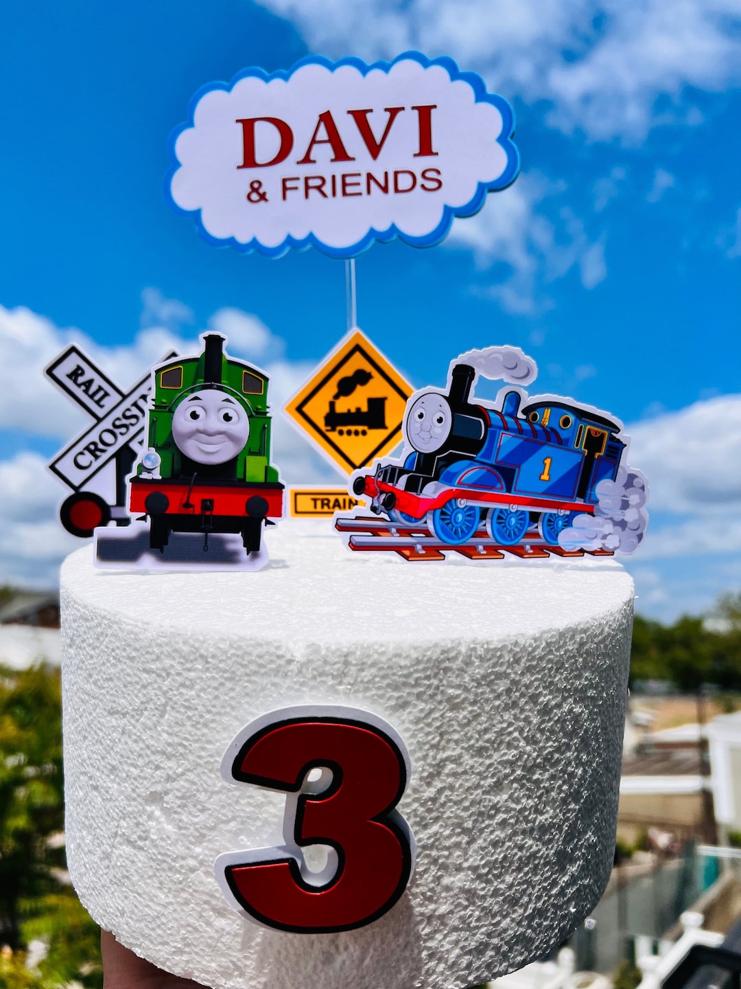 Cake Topper Thomas, Train Thomas Birthday - Etsy
